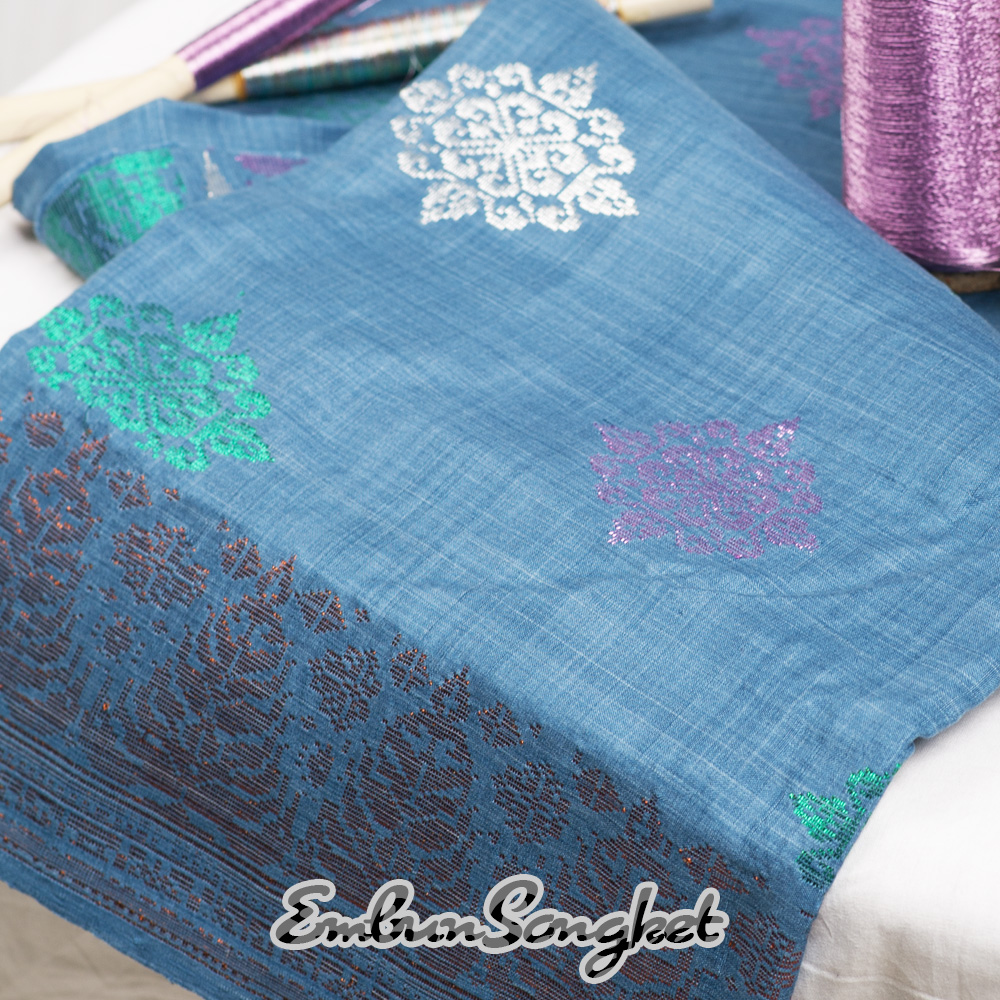 Light Blue Songket – Embun Songket