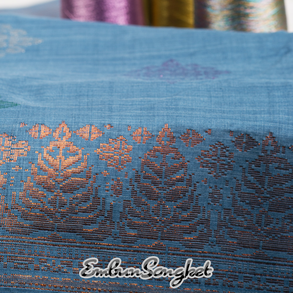 Light Blue Songket – Embun Songket